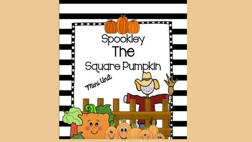 Spookley The Square Pumpkin Mini-Unit by Allyson - Stickers and Stars