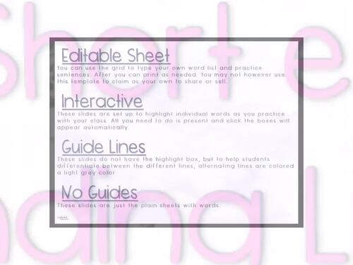 Short e Word Blending| Blending Lines| Digital and Paper Options