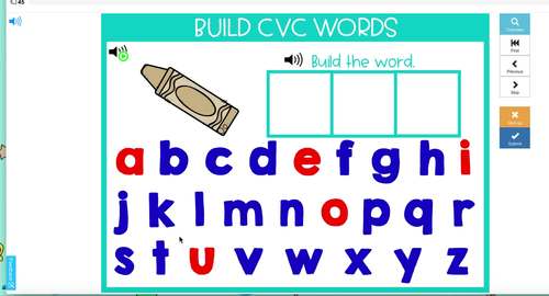 Build CVC Words (Short A I O) Boom Cards by Freckled in Kinder | TPT