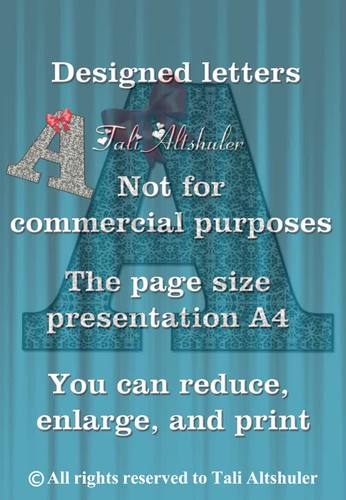 Digital Letters, numbers and symbols are designed to decorate the classroom