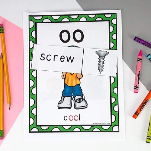 Diphthongs Phonics Activities ew oo by PrintablePrompts | TPT