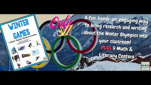 Winter Games: A Research and Writing Project PLUS Centers! | TpT