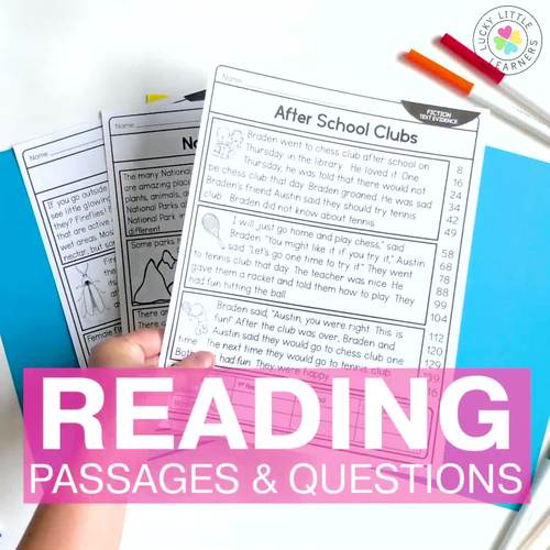 2nd Grade Reading Comprehension Passages | Using Illustrations Making ...