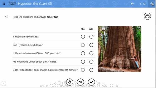 Sequoia Tree Reading Comprehension: Grades 1–3 | Digital + Printable ...