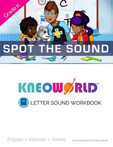 Letter Sounds Workbook | Kindergarten | Printable & Digital by KneoWorld