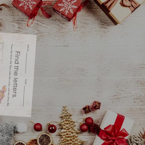 Find The Letter | Christmas & Winter Alphabet Recognition Worksheets ...