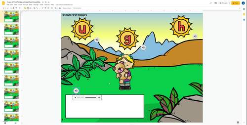 Short Vowels CVC Words Phoneme Segmentation Activity Google Slides Seesaw