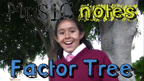 Factor Tree Song by Music Notes | TPT