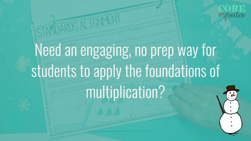 Winter Multiplication Arrays Math Project | Digital & Printable | TpT