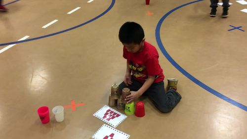 Exercise Cup Stacking Fitness Challenge Task Cards- Set of 50 by Ready ...