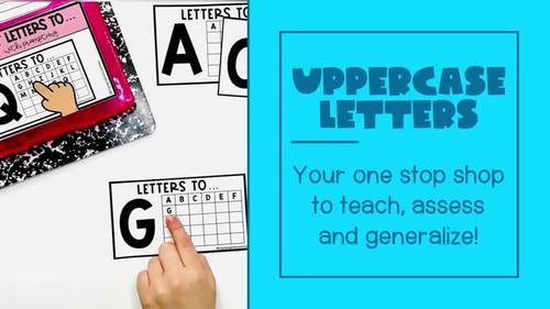 Uppercase Letters Activities for Preschool Basic Skills | MEGA PACK