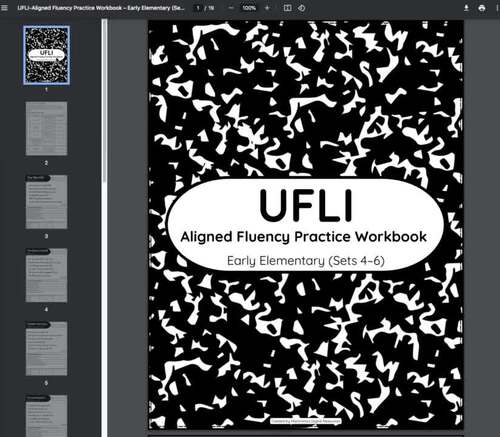 UFLI-Aligned Fluency Practice Decodables Passages Reading Comprehension ...