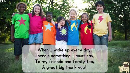 Music: Thank You Gratitude Song, Classroom Songs Lyrics Performance