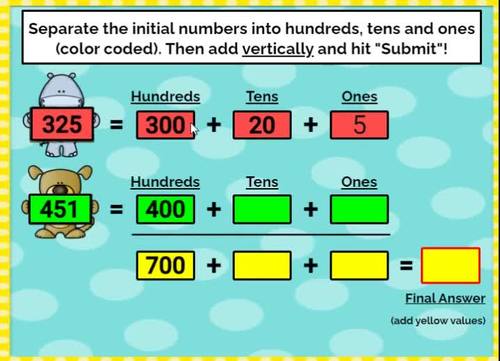 Boom Cards - Common Core Addition - Decomposing - 25 Cards | TPT