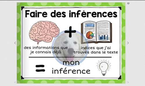 Les Inférences compréhension de lecture FRENCH Reading Comprehension ...