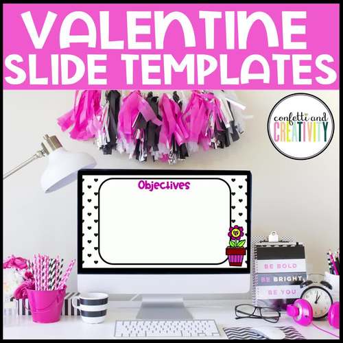 Valentine's Day Holiday Google Slides Template | Distance Learning