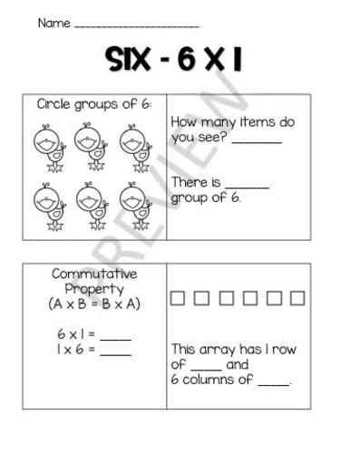 Multiplication: 6 to 10 Times Tables (using Arrays and Repeated Addition)