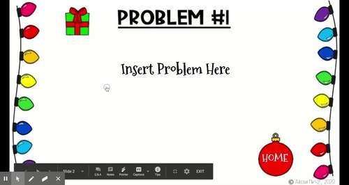 Winter Gallery Walk Template by Hinzspire You | TPT