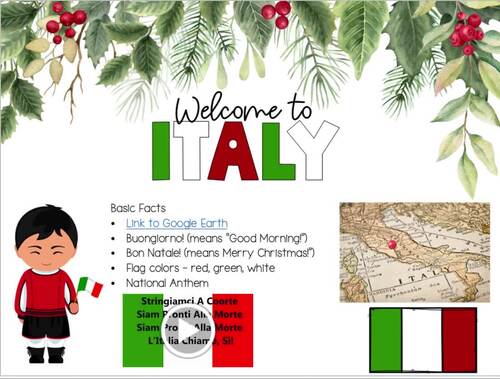 Christmas in ITALY Slides | Holidays Around the World Slides | TPT