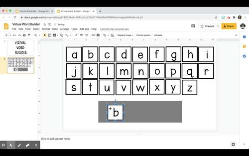 Virtual Word Wall & Word Builder by The Crew in Room 102 | TPT