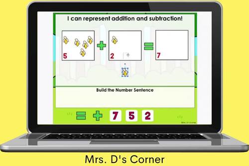 Kindergarten Operations + Algebraic Thinking Standards-Aligned Digital ...