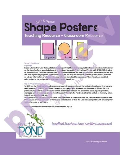 Pastel 2D & 3D Shape Posters | Editable Classroom Geometry Decor