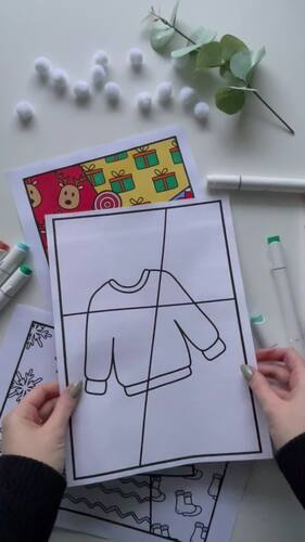 Santa Clause Craft Templates for Christmas - Easy Art Activity | TPT