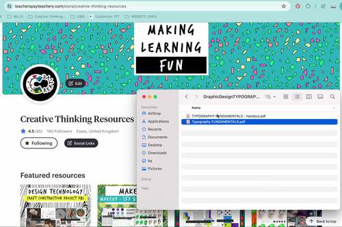 Graphic Design | TYPOGRAPHY Terminology | Sub cover lesson Homework