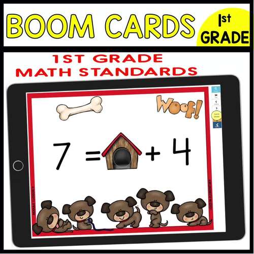 Missing Addends Addition to 10 Boom Cards | Digital Task Cards M1 Lesson 11