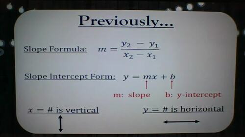 Pre-Calculus | Flipped Classroom Video & Guided Notes | Writing Linear ...