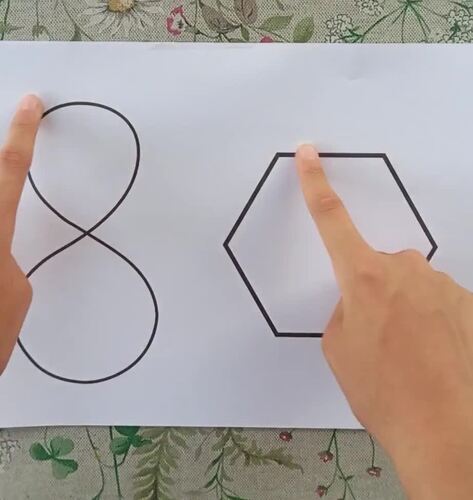 Printable Brain Gym Worksheets with Lines, Dual Hand Coordination Activity