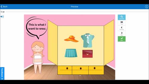 Dress Up Memory Game Level 3 Boom Cards™ by Mau SLP | TPT