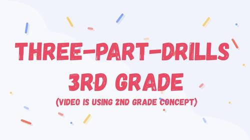 Orton-Gillingham: 3-Part-Drills BUNDLE for 3rd Grade by The ...