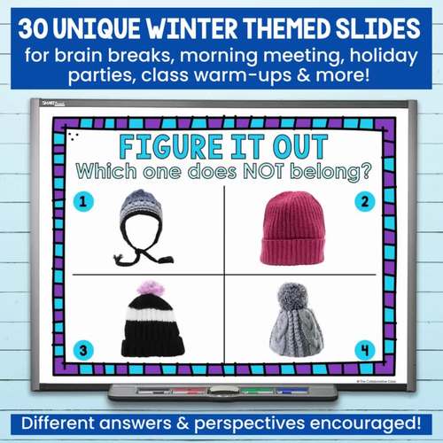 Figure It Out Digital Game - Winter Version | What Doesn't Belong