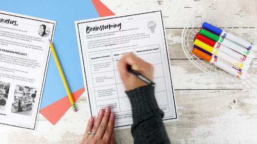 Passion Project Templates and Planners for Genius Hour Presentation ...