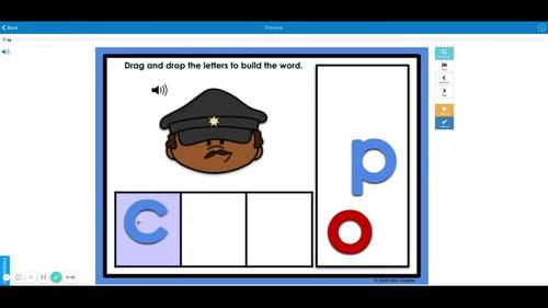 CVC Words Boom Cards™ Short Vowel O by Teach then Cheer - Nathalie Gaebe