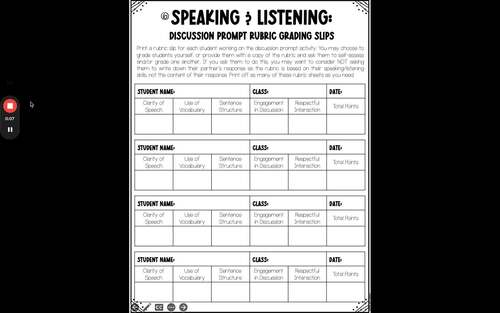 Halloween Speaking and Listening Discussion Prompts for ESL/ELL/ELD ...