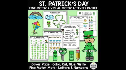 *BUNDLE* Fine Motor & Visual Motor • JAN-DEC Color, Cut, Glue, Write