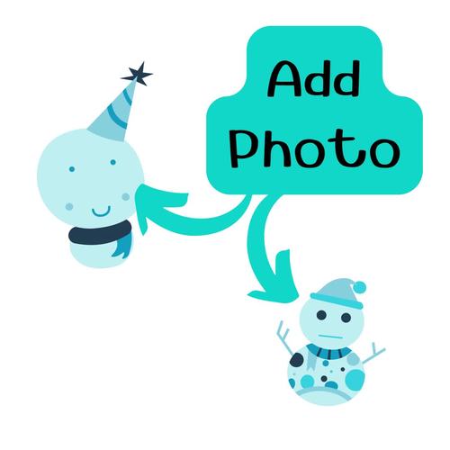 Snowman Winter Bulletin Board Idea Kit Add Your Photo EDITABLE by JNC ...