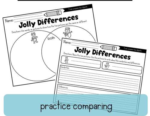 December Christmas NO PREP Kindergarten and First Activity Pack by ...