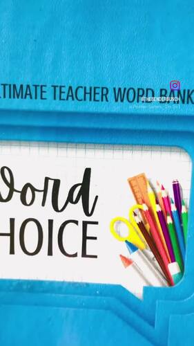 The Ultimate Teacher Word Bank - A Dictionary of Phonetic Words & More