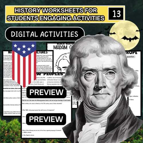 History Worksheets for Students - Engaging Activities for All Ages (6th ...