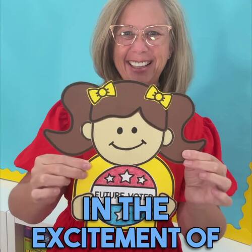 Election Day & Voting, Presidential Election 2024, Mock Election, Kinder