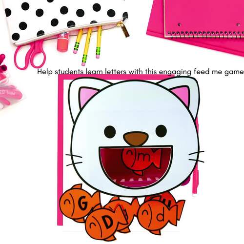 Feed Me Alphabet Capital and Lowercase Letters Phonics Game Centers