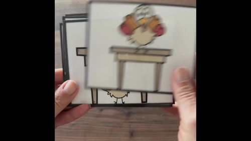 Thanksgiving Preposition Cards by Making Meaningful Materials | TPT