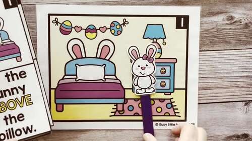 Positional Words Bunnies Spring Easter Preschool Speech Special Education