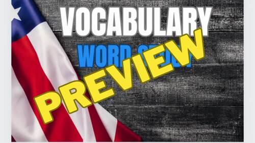 An Integrated Social Studies ELA Unit | Vocabulary Graphic Organizers