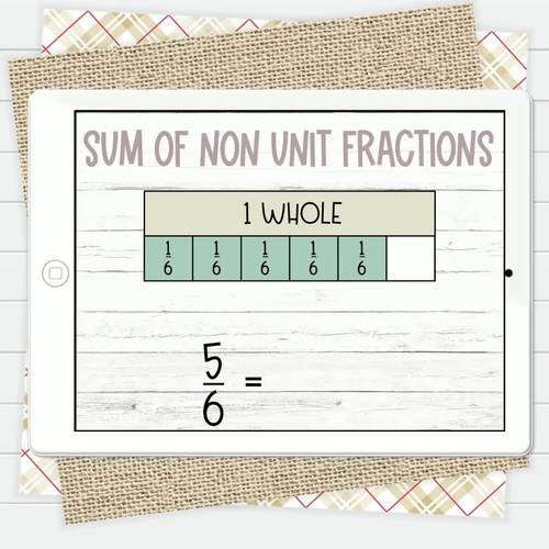 Decompose Fractions and Improper Fractions PowerPoint and Practice ...