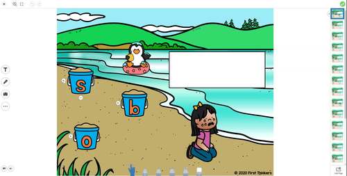 Short O CVC Words Digital Phoneme Segmentation Activities Google Slides ...