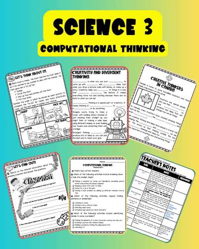 Grade 3 COMPUTER SCIENCE: Creativity and Computational Thinking | TPT